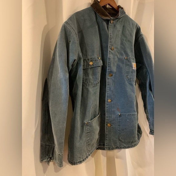 Carhartt | Jackets & Coats | Vtg 8s 90s Carhartt Detroit Jacket Chore Coat Blanket Lined ...